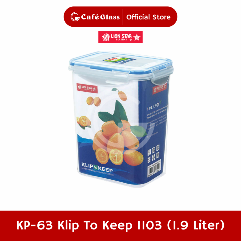 Jual Toples Plastik 1.9L Lion Star KP63 Kedap Udara - Wadah Kotak Makan ...