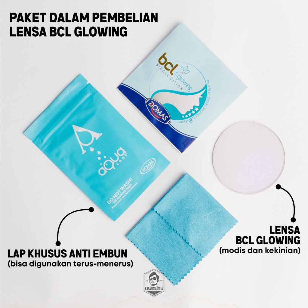 Jual Kacamata Jogja - Lensa BCL Domas Bluecromic Proteksi Maksimal UV ...