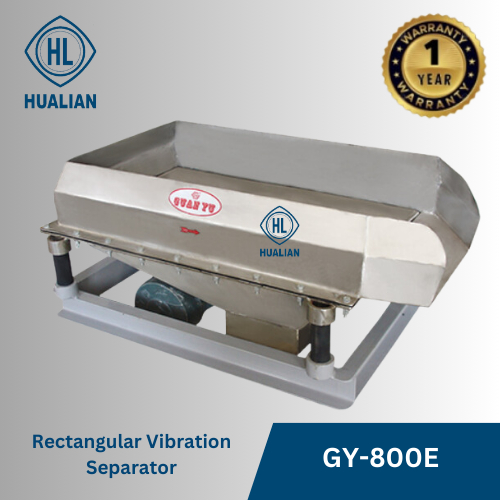 Jual Mesin Ayakan Rectangular Vibration Separator GY-800E / Separator Filter Machine / Sieving ...