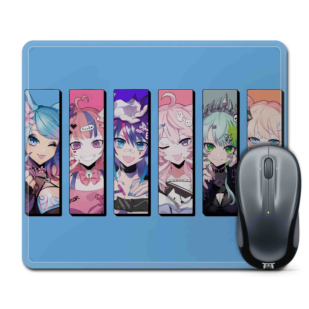 Jual Mouse pad gaming vtuber THE VSHOJO GIRLS BLUE - VSHOJO material ...