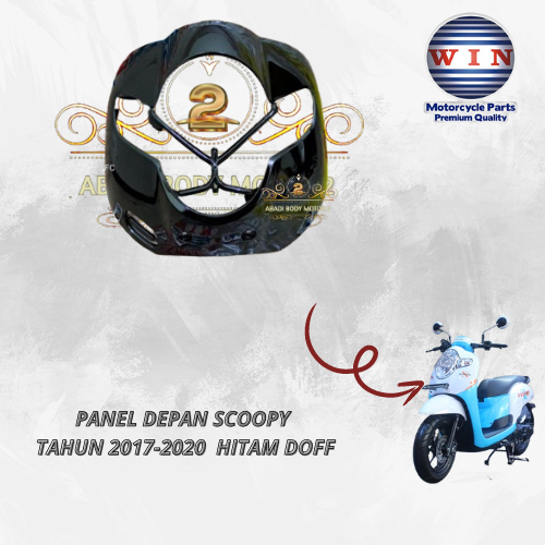 Jual cover front panel tameng depan body lampu depan scoopy esp new ...
