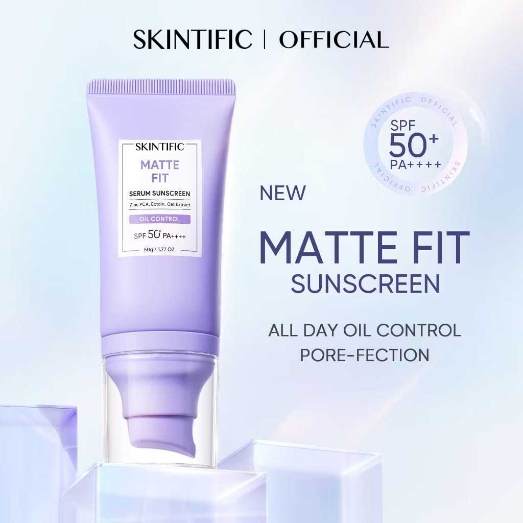 Jual New Launch] SKINTIFIC - Matte Fit Serum Sunscreen 30g SPF50+ PA ...
