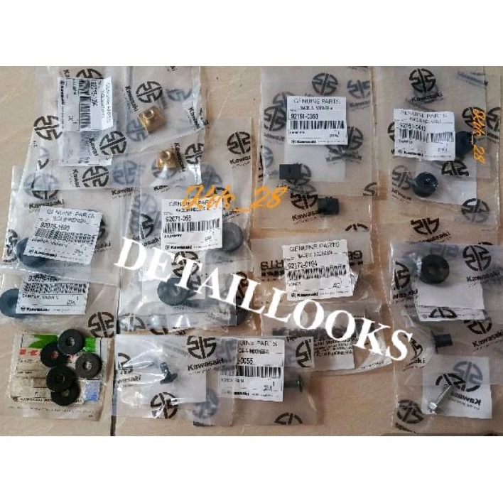 Jual PAKET DETAIL FULLSET BODI SPABOR NINJA R SS BAUT DAMPER WASHER ...