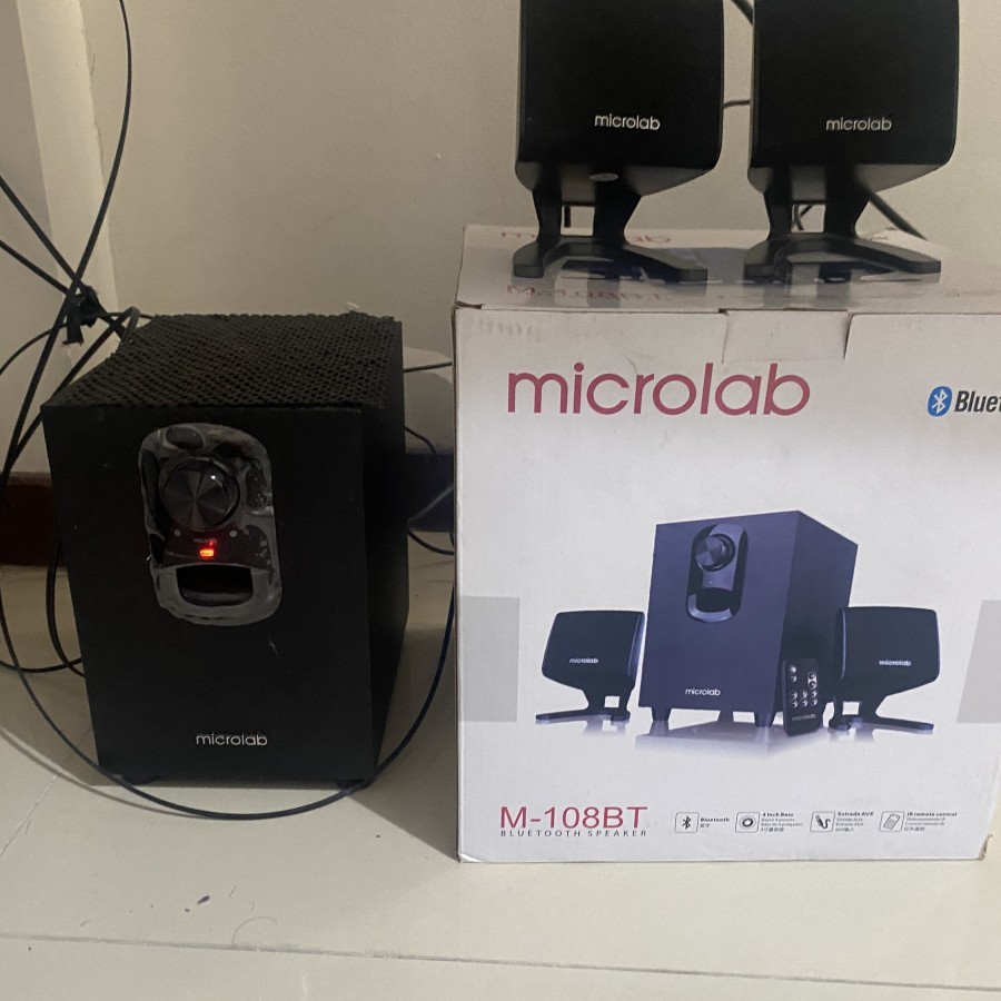 Jual Speaker Microlab M108BT Bekas Preloved Masih Bagus Second M 108 BT ...