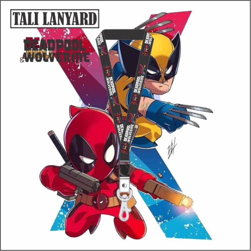 Jual TALI LANYARD DEADPOOL WOLVERINE CHIBI - DEADPOOL CHIBI - WOLVERINE ...