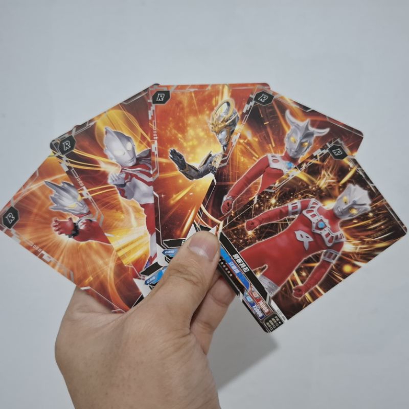 Jual Kartu Ultraman Galaxy rescue force pack (Kayou) (5 pcs kartu) + 1 ...