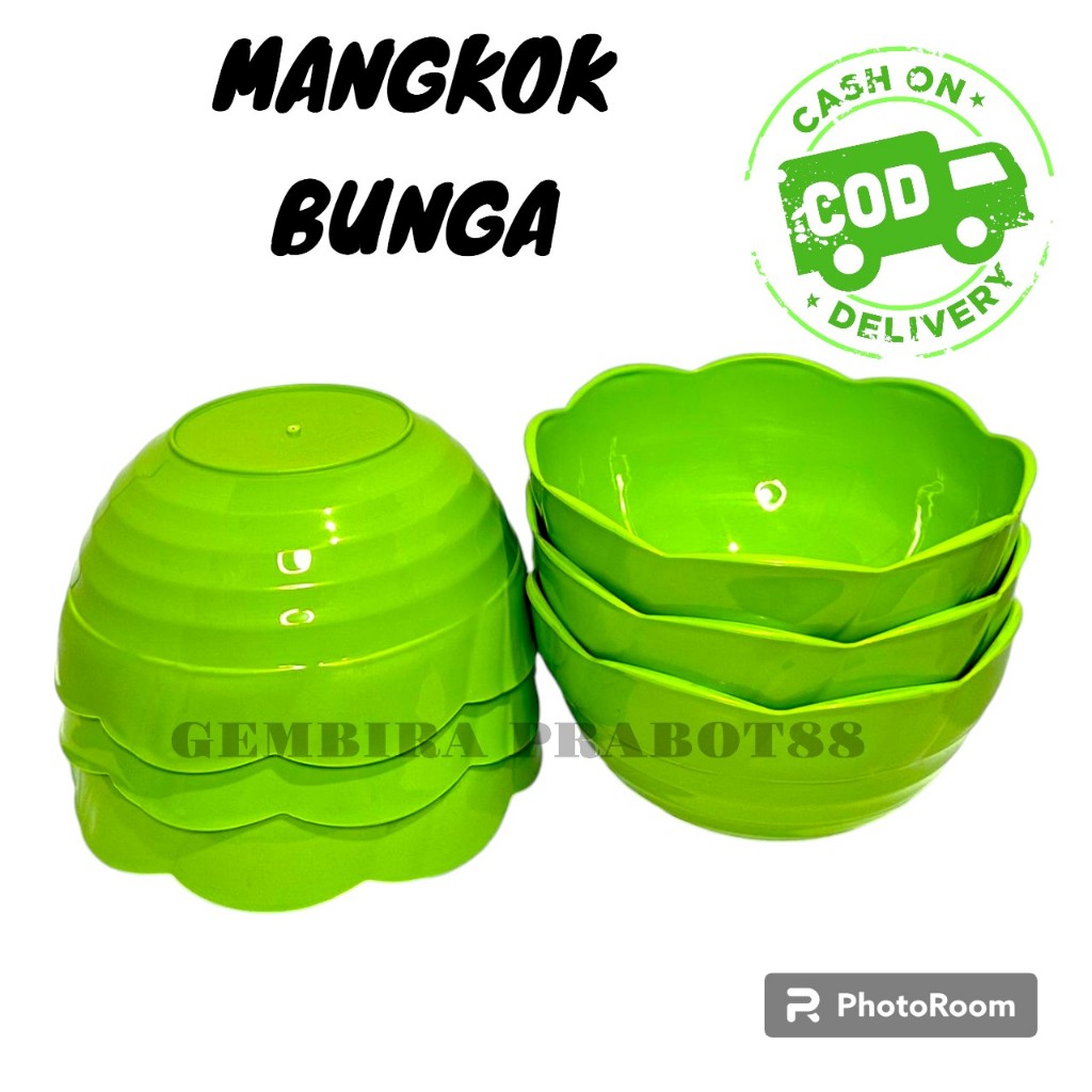 Jual MANGKOK BUNGA MELATI JUMBO PLASTIK TAHAN PANAS | Shopee Indonesia
