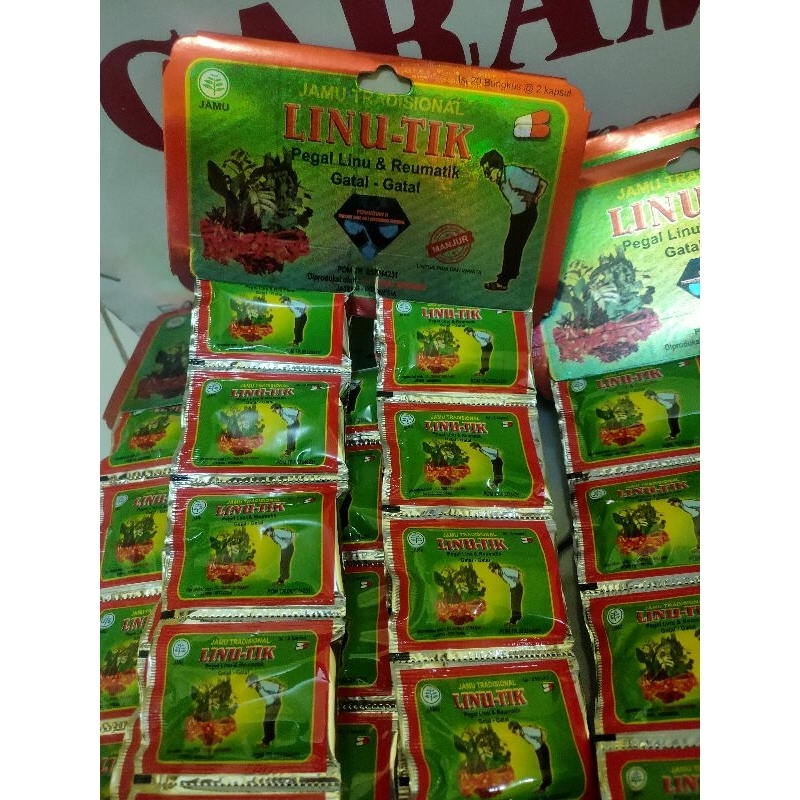 Jual Paket 10 renceng Linutik obat pegal linu rheumatik | Shopee Indonesia