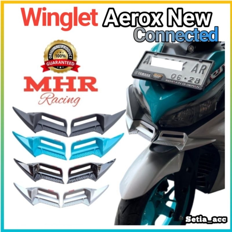 Jual Winglet Aerox New Connected Original MHR Racing | Shopee Indonesia