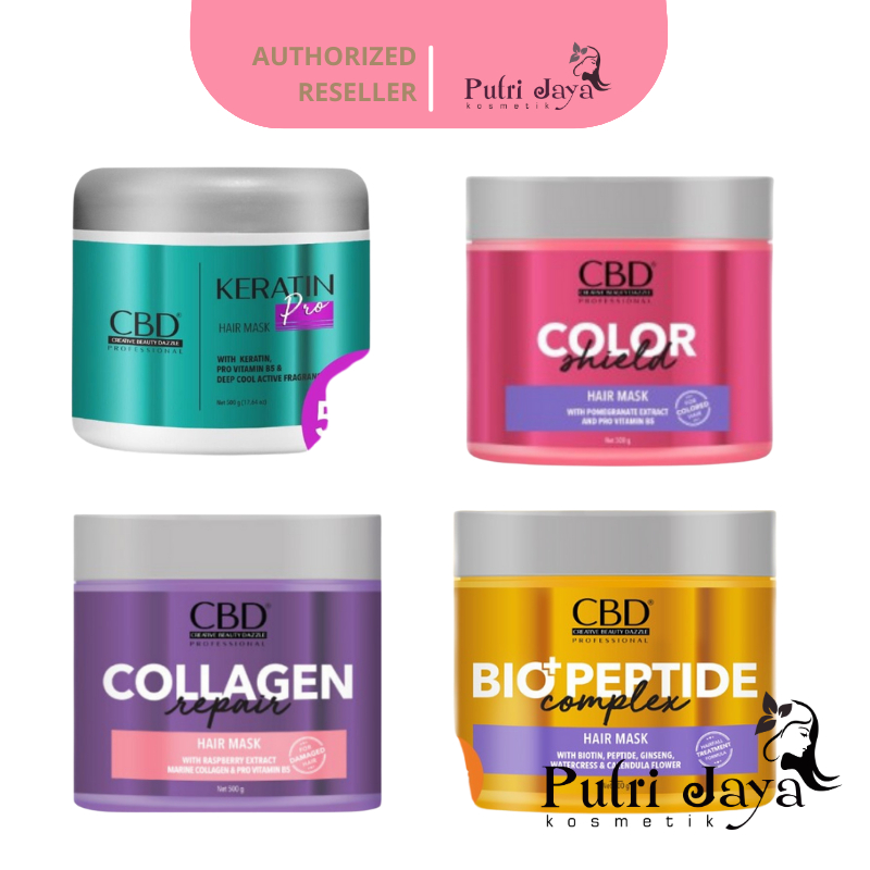 Jual [500gr] CBD Hair Mask Series Color Shield / Collagen Repair ...