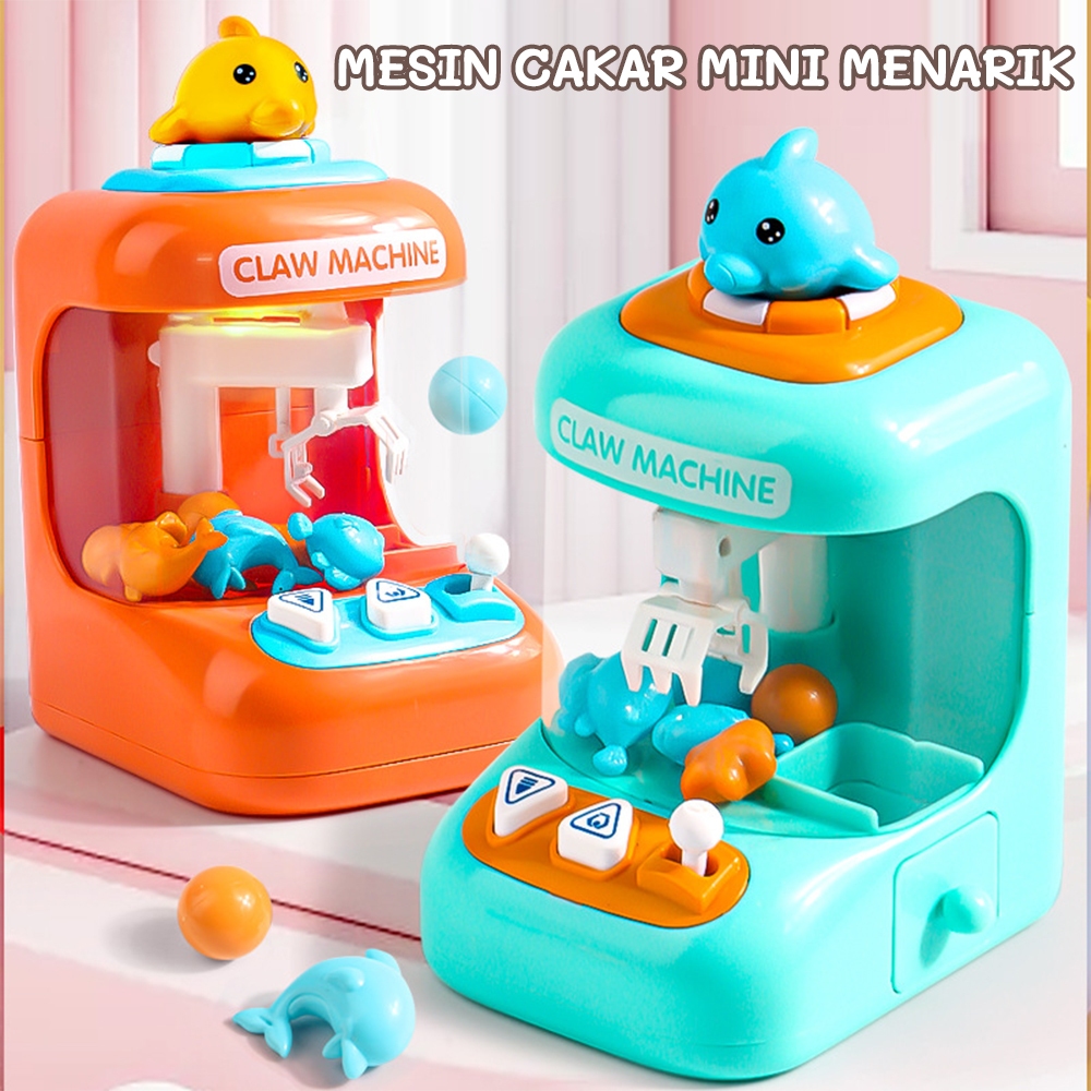 Jual Tatajoy Mesin Capit Mini Mirip di Timezone Mainan Mesin Capit Boneka Dengan Musik Dan Lampu ...
