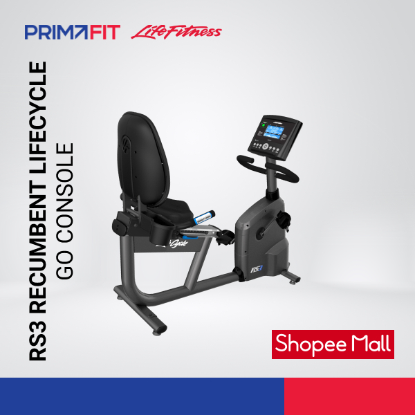 Jual Life Fitness - RS3 Recumbent Lifecycle Go Console Sepeda ...