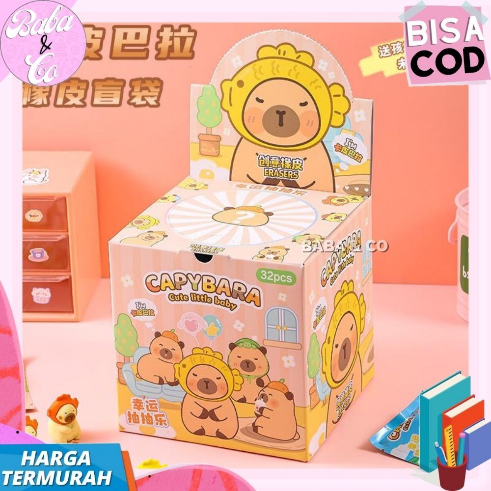 Jual PENGHAPUS CAPYBARA MYSTERY PACK PENGHAPUS MISTERI BOX CAPYBARA ...