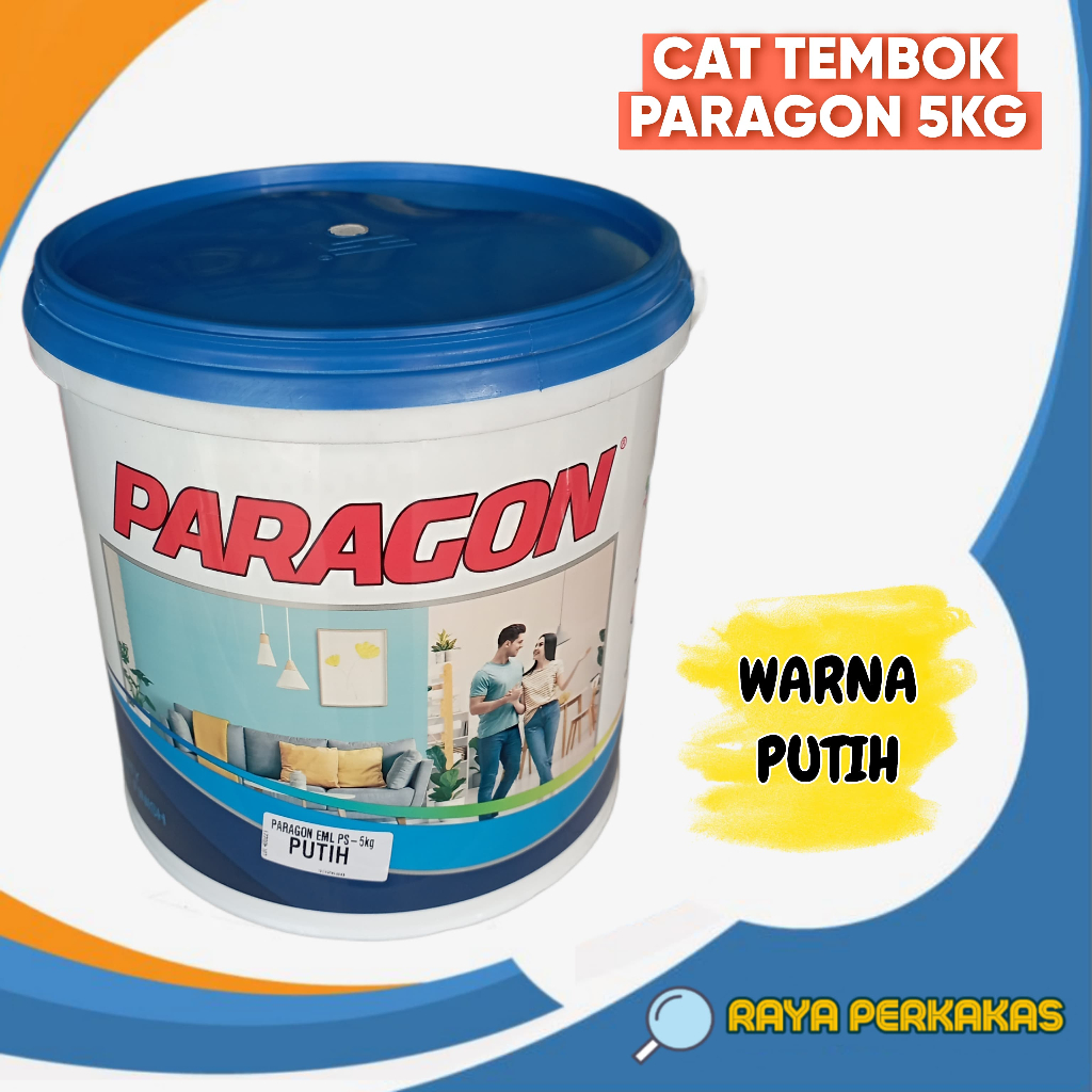 Jual CAT PARAGON 5 KG CAT TEMBOK DINDING CAT INTERIOR VINYL ACRYLIC ...