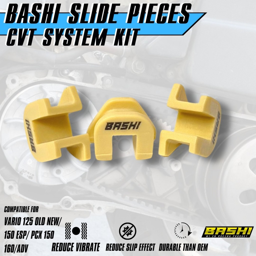 Jual BASHI SLIDE PIECE SLIDER CVT TEFLON UNION HONDA VARIO 125 OLD NEW ...