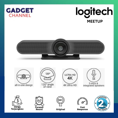 Jual Logitech MeetUp Video Conference 4K Ultra HD Webcam Conference ...