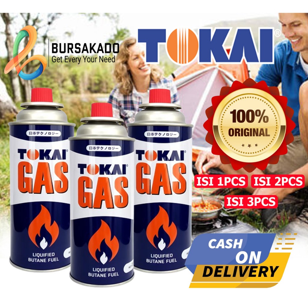 Jual Gas Portable Tokai 235gr Original / Tokai Gas Kompor Portable ...