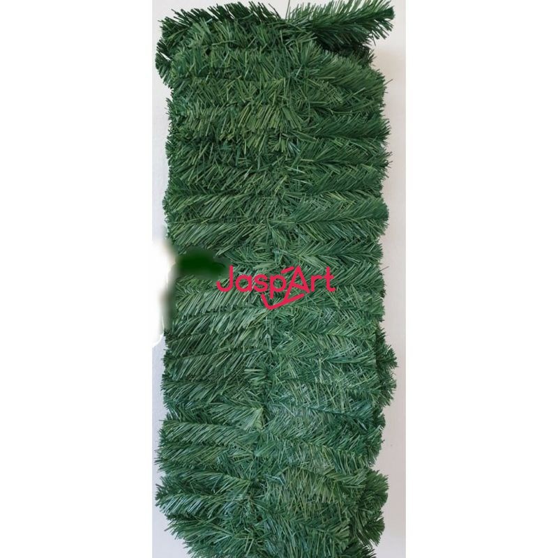 Jual Garland Natal 2.7 Meter 200 T Hijau Daun Bunga Natal Aksesoris ...