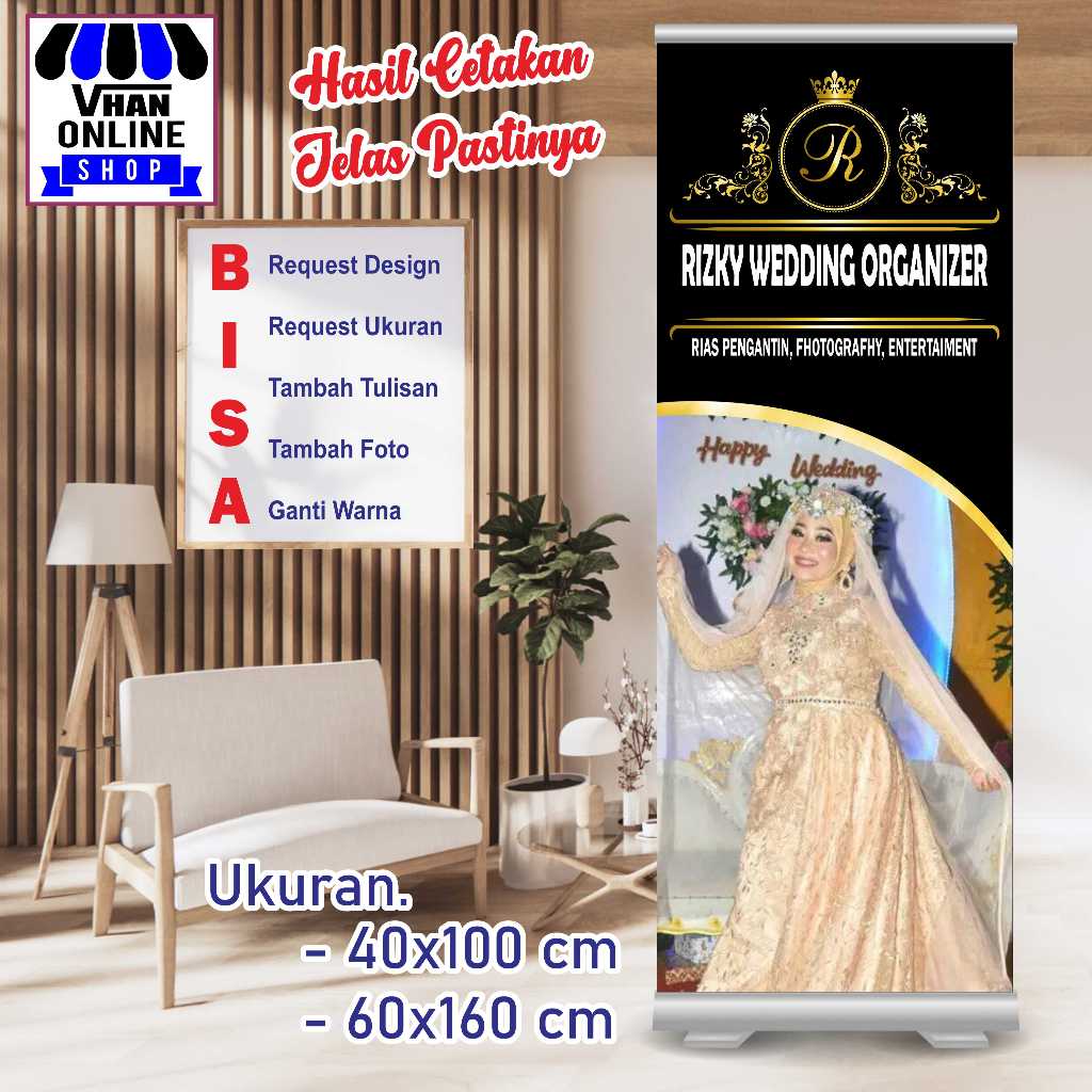 Jual Cetak Spanduk Banner MMT Jasa Rias Pengantin atau Organizer ...