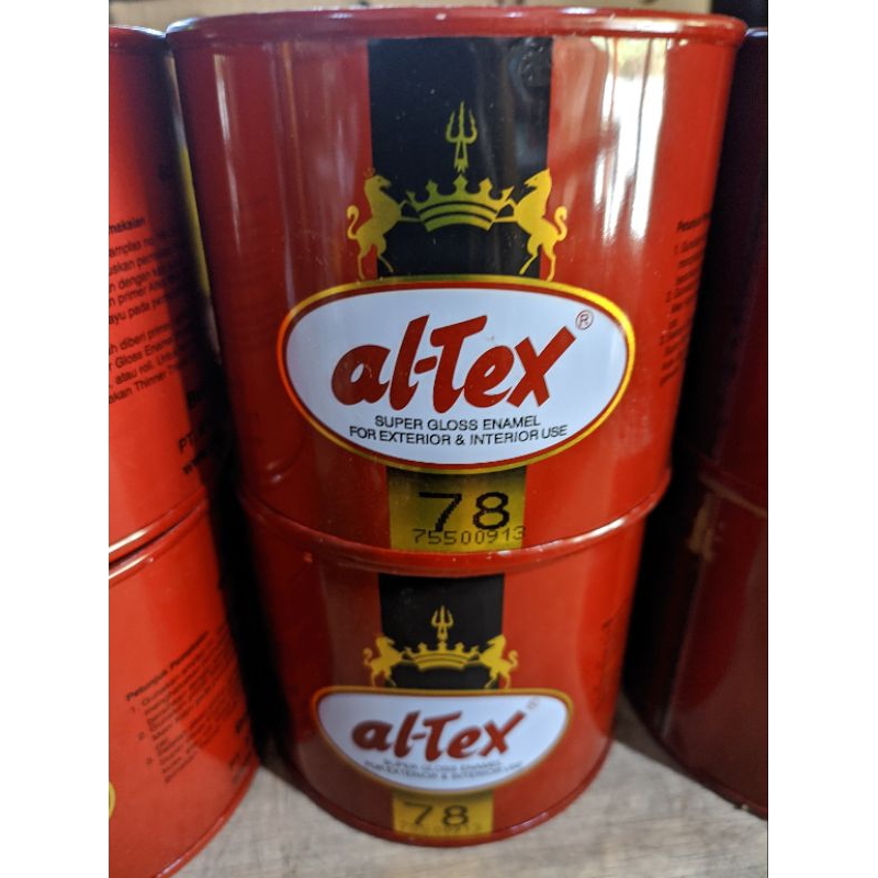 Jual Cat Minyak Cat Besi Cat Kayu Cat Altex Merah kode Vermillion 78 ...