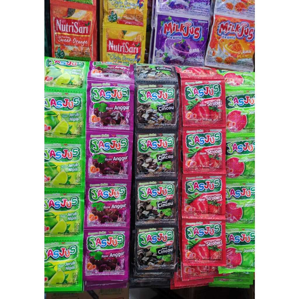 Jual Jas Jus Jasjus Minuman Bubuk Instan 1 Renceng Isi 10 Sachet ...