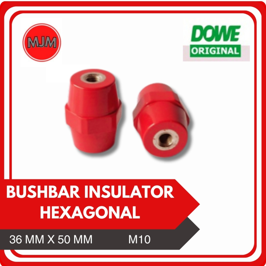 Jual Busbar Insulator/Isolator Hexagonal SEP 50 M10 | Shopee Indonesia