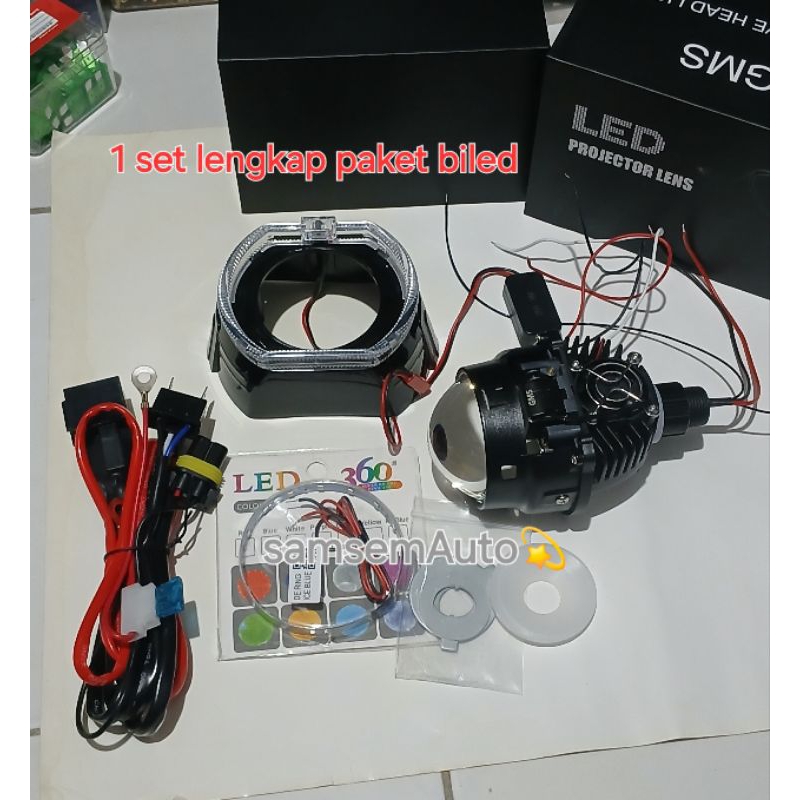 Jual Lampu Biled 2.5 inch low 43wat High 53 wat RHD | Shopee Indonesia