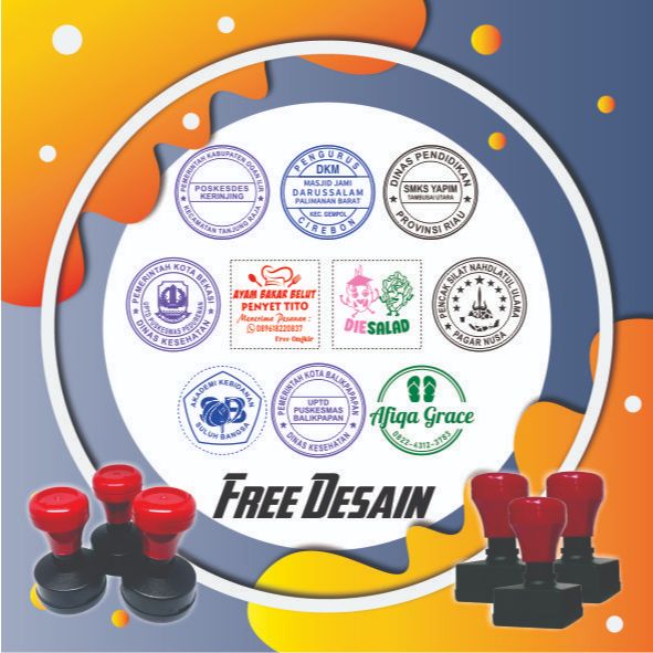 Jual Stempel Sekolah / Yayasan / Lembaga / Pemerintahan / Dinas ...