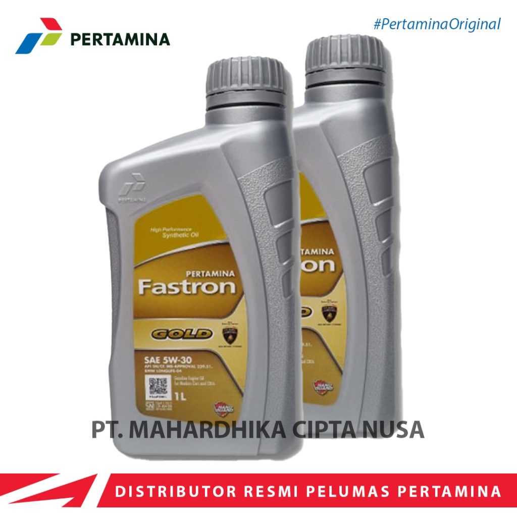 Jual Fastron GOLD 5W-30 1L Original Oli Pertamina Batam (KHUSUS BATAM ...