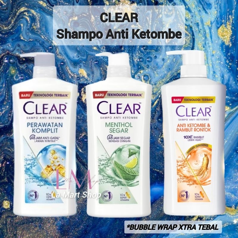Jual Shampoo Clear Anti Ketombe Clear Menthol 660ML 850ML Clear Complete Soft Care Clear Anti ...