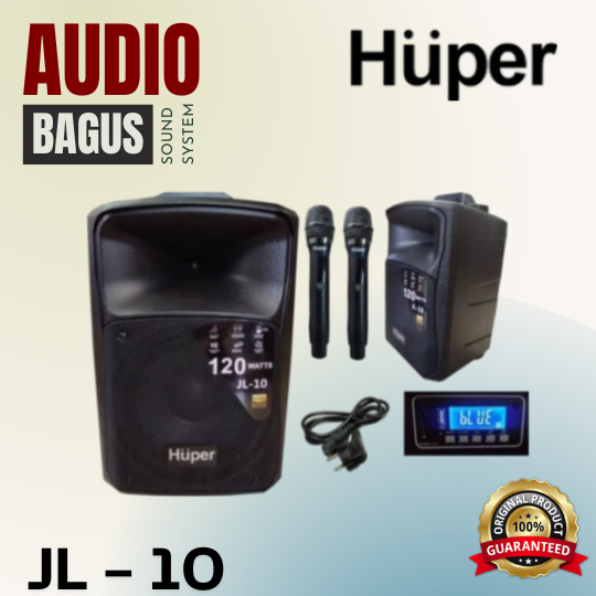 Jual HUPER JL10 / JL 10 / JL-10 Speaker Portable 10" 10 inch ORIGINAL ...