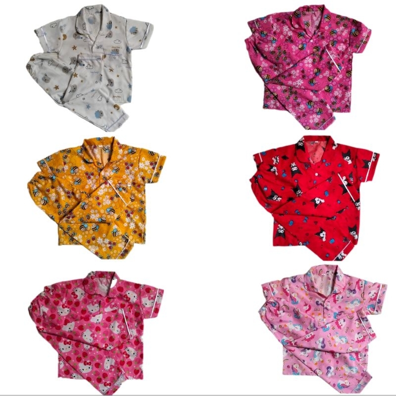 Jual 40 Ribu dapat 3 set piyama anak laki-laki perempuan karakter untuk ...