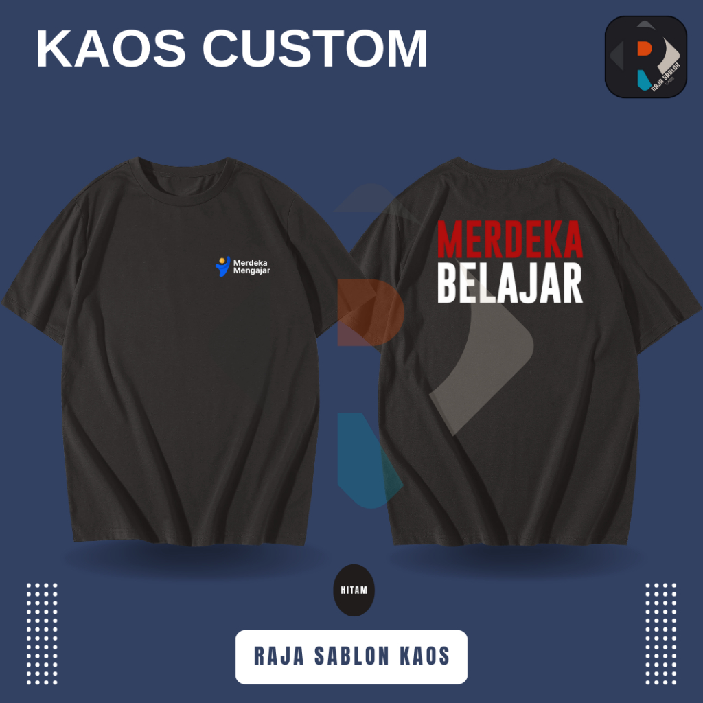 Jual TSHIRT MERDEKA BELAJAR - KAOS MERDEKA BELAJAR - BAJU MERDEKA ...