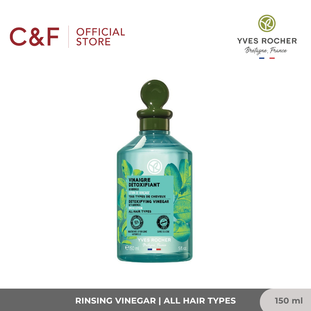Jual Yves Rocher Refresh Detoxifying Rinsing Vinegar 150 ml | Shopee ...