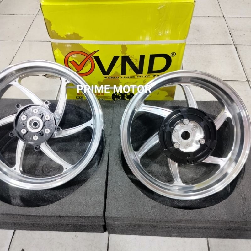 Jual VELG RACING VND XMAX 250 ORIGINAL100% Six Star dpn 350x15 ...
