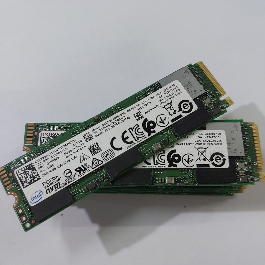 Jual ssd 512gb m2 nvme intel murah ssd 512 intel 2280 Gen3 X4 BUKAN M2 ...