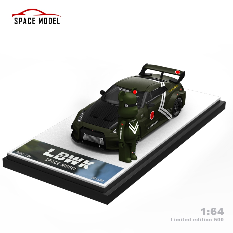 Jual Time Micro x Space Model 1:64 LBWK Liberty Walk 3.0 Nissan GT-R ...
