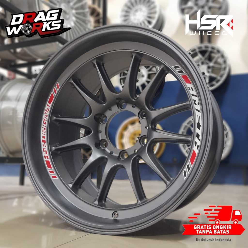 Jual VELG MOBIL HSR AMETH R18 LEBAR 9 BAUT 6X139.7 UNTUK PAJERO FORTUNER HILUX TRITON LAND ...