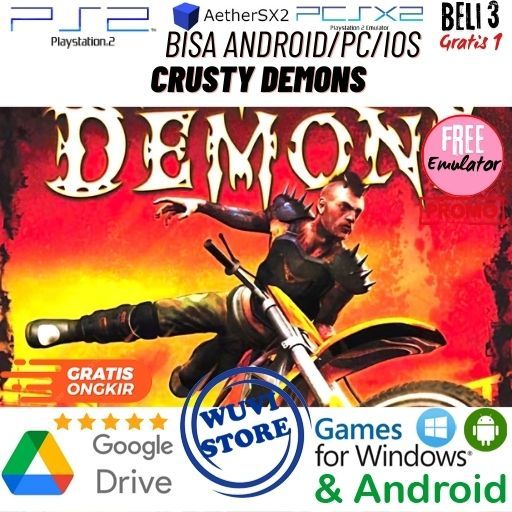 Jual PS 2 Crusty Demons | Bisa di PC / Android / IOS Plus Emulator | Beli 3 Gratis 1 | Shopee ...