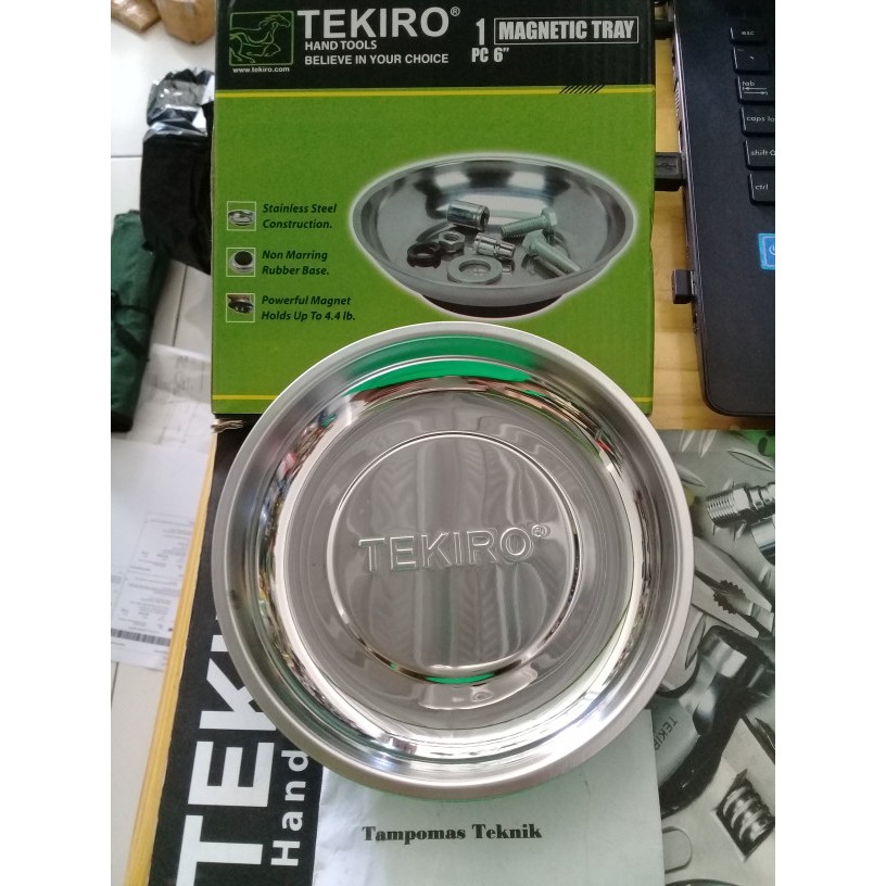 Jual Mangkok Magnet TEKIRO 6" 150mm Magnetic Tray Tempat Mur Baut ...