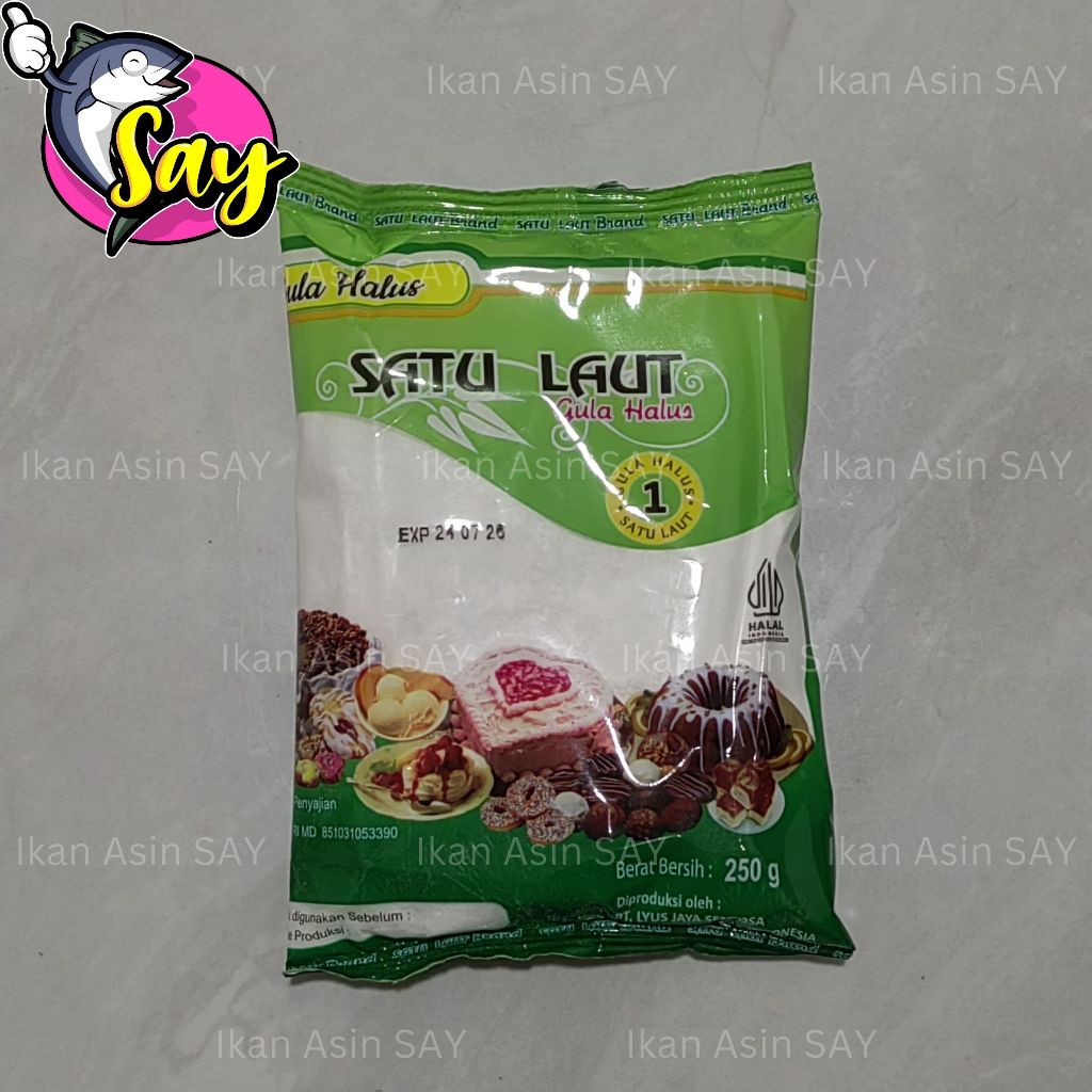 Jual Gula Halus Satu Laut | Icing Sugar Satu Laut 250gr | Shopee Indonesia