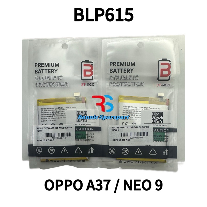 Jual Baterai Oppo A37 / Neo 9 | BLP615 | BT-ACC Premium | Shopee Indonesia