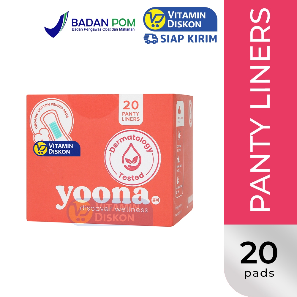 Jual YOONA PANTY LINERS 15CM - 20 PADS | Shopee Indonesia