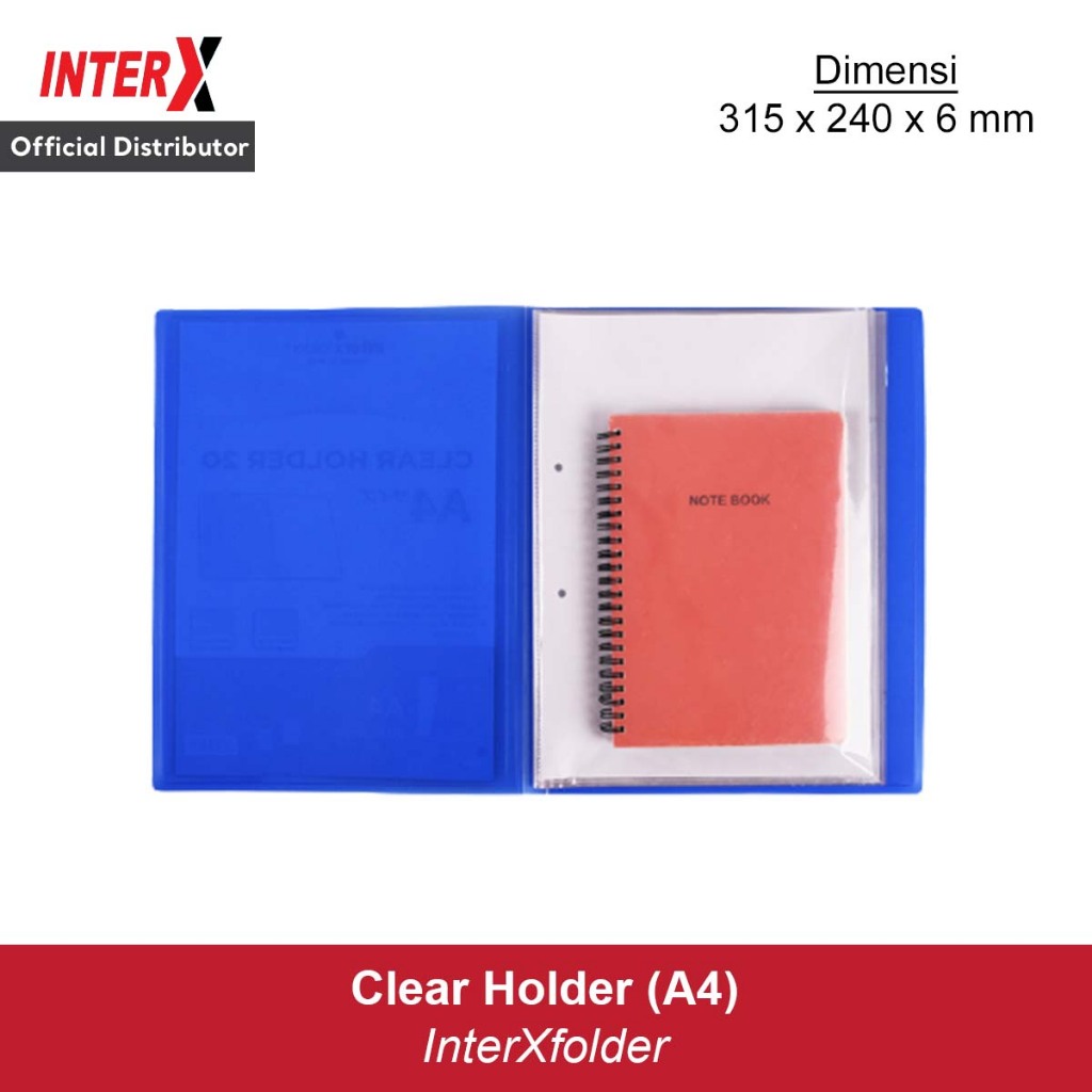 Jual INTERX CLEAR HOLDER UKURAN A4 20 PC | Shopee Indonesia