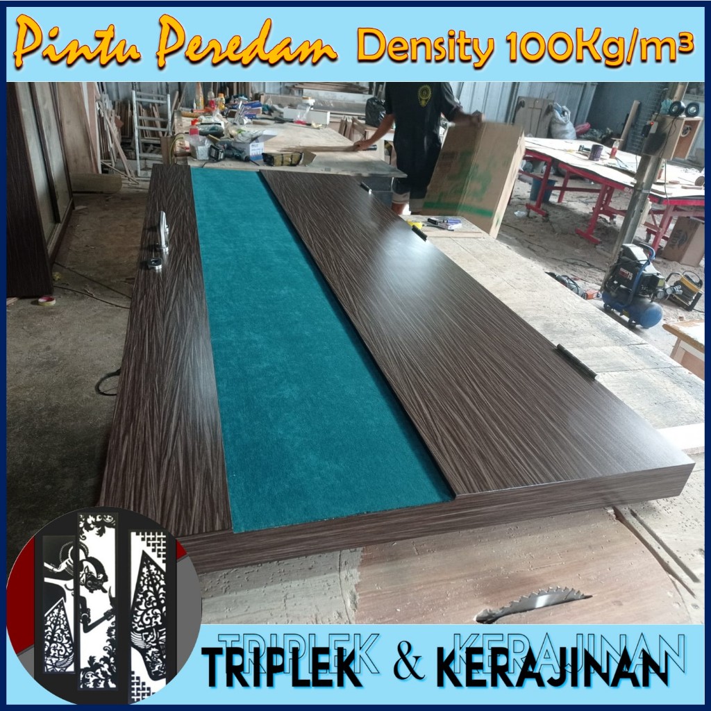 Jual Pintu Peredam Suara + Acoustic Echo | Density Rockwool D100Kg/m3 ...