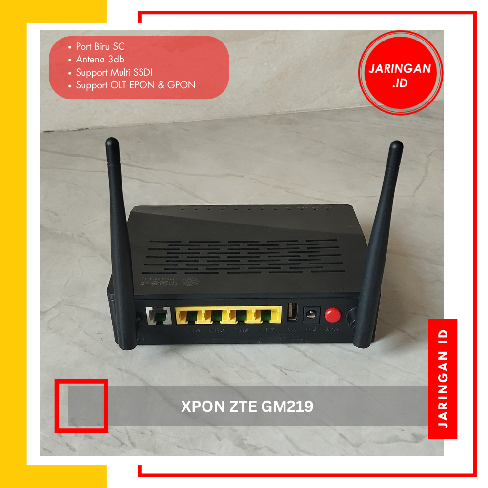 Jual ONT XPON GM219 ZTE SUPPORT EPON GPON | Shopee Indonesia