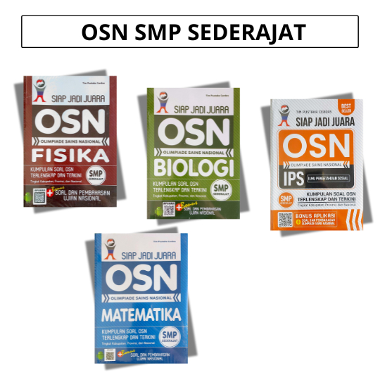 Jual OLIMPIADE SAINS NASIOANAL (OSN) |IPS|BIOLOGI|FISIKA|MATEMATIKA UNTUK JENJANG SMP SEDERAJAT ...