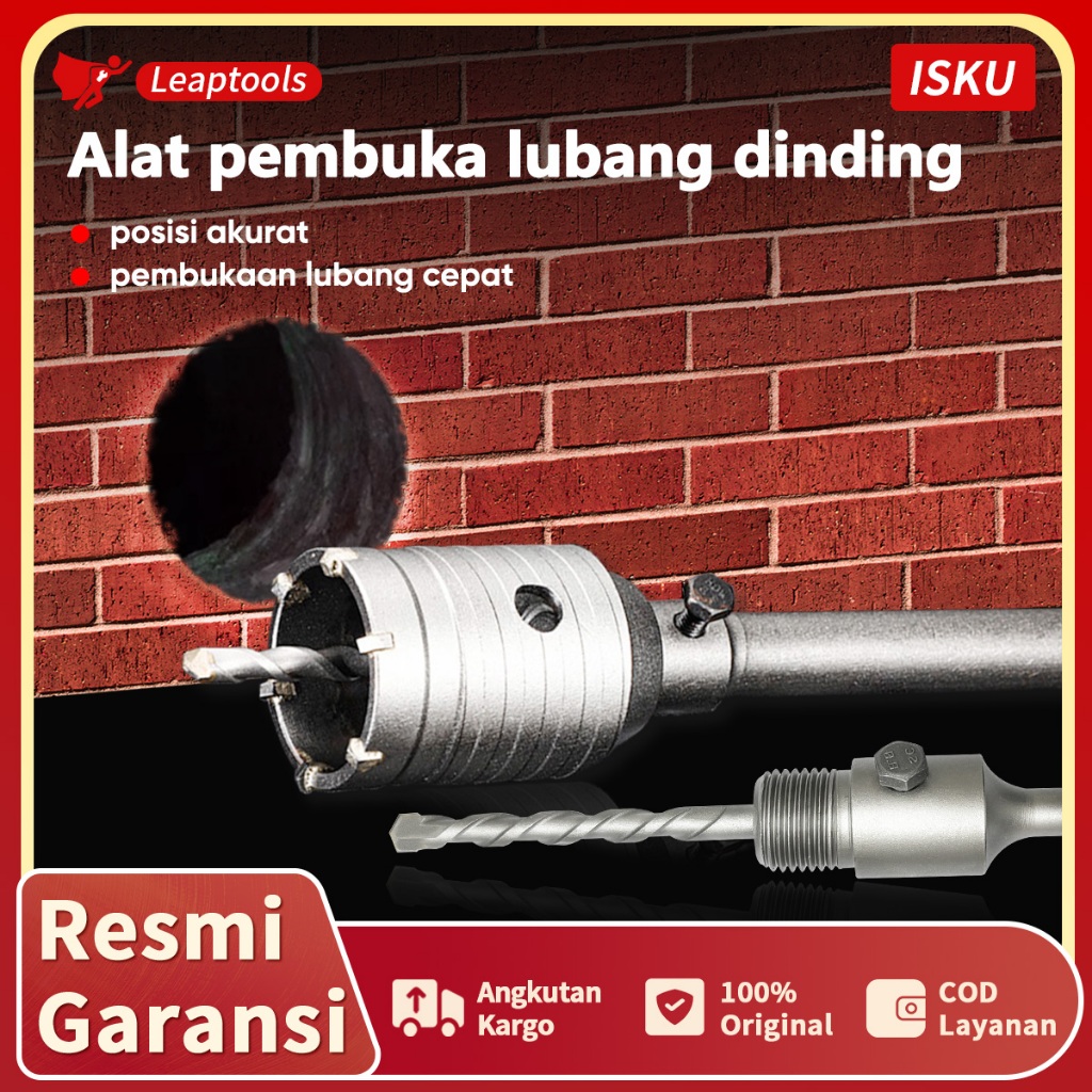 Jual ISKU Mata Bor Hole Saw Set Lubang Tembok Beton/Mata Bor Bobok ...