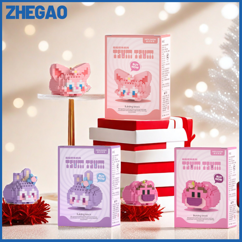 Jual ZHEGAO Mainan Nano Block Bricks Kartun Kue Koleksi DIY Balok ...