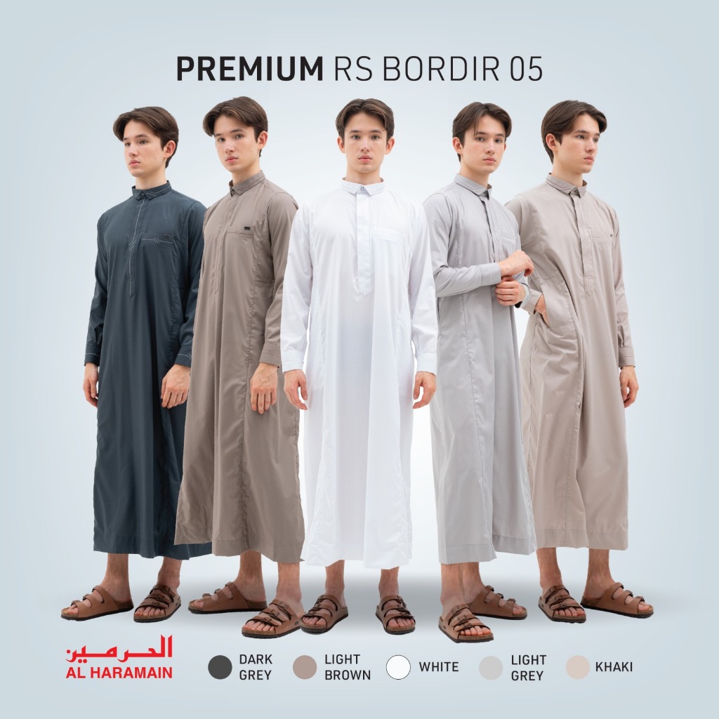 Jual AL Haramain Jubah / Gamis Pria Remaja & Dewasa Premium Resleting ...